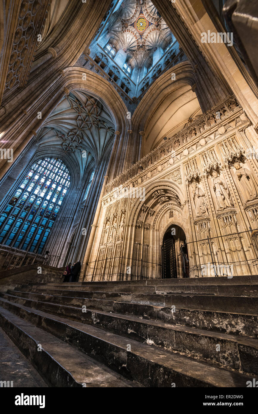 Canterbury cathedral choir screen hi-res stock photography and images ...