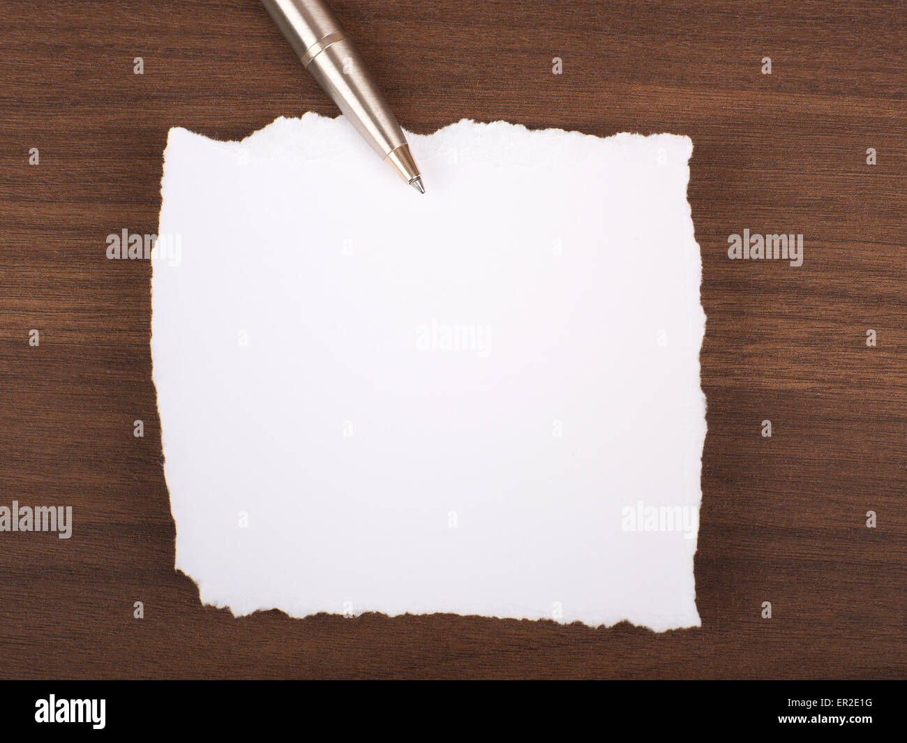 Blank piece of paper Stock Photo - Alamy