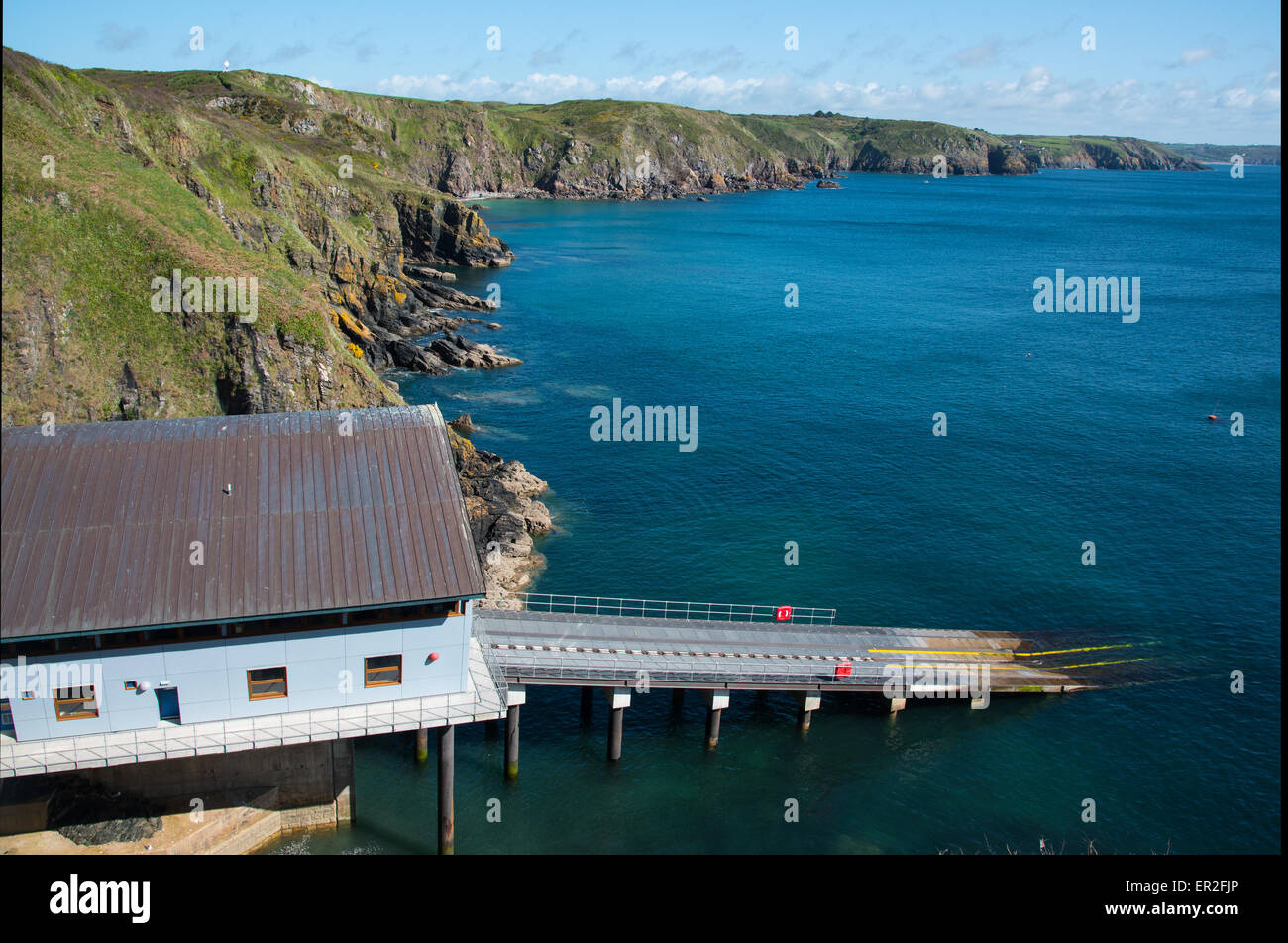 The Lizard Lifeboat Station, located at the bottom of 200 steps at ...