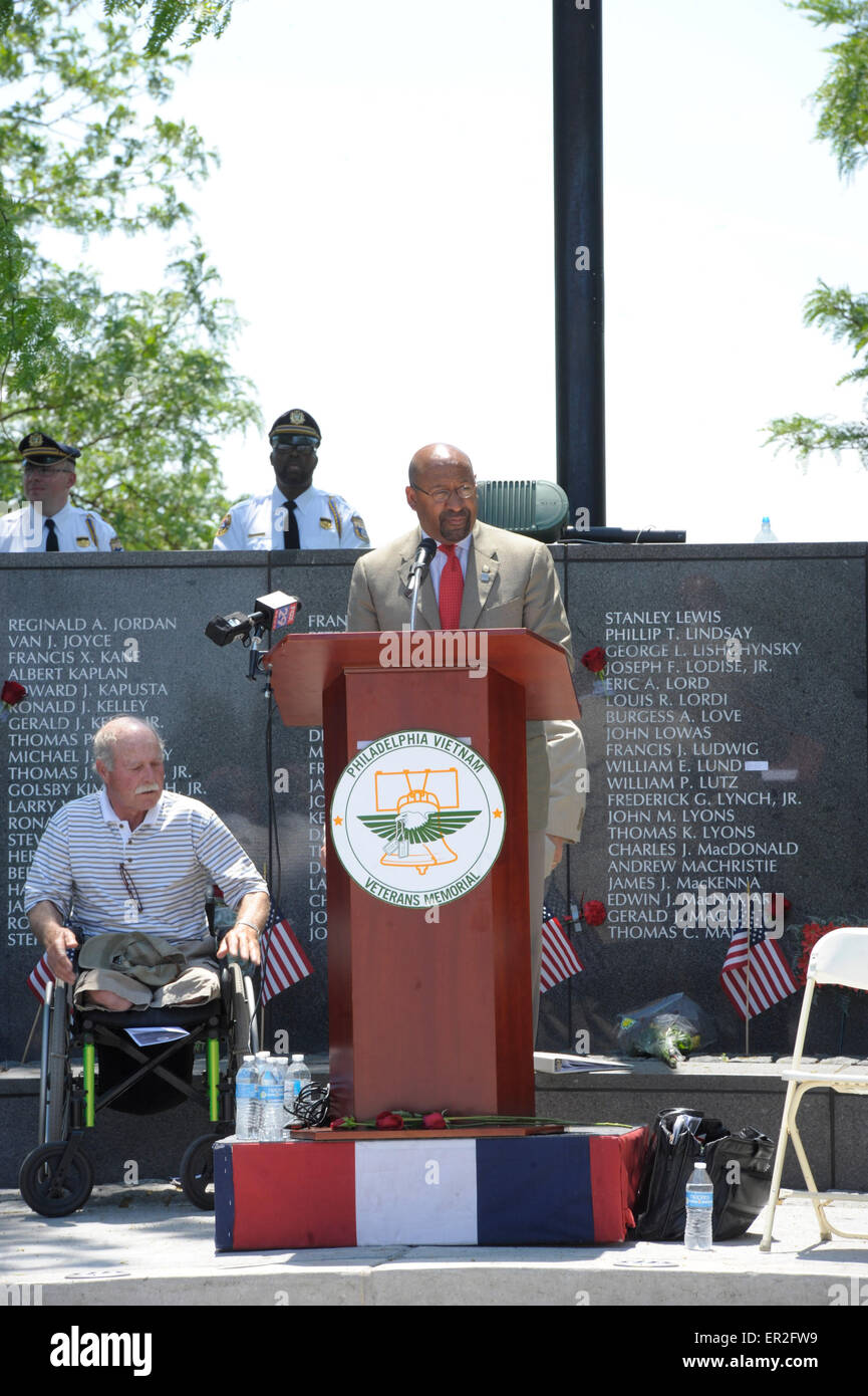 Philadelphia, Pennsylvania, USA. 25th May, 2015. Philadelphia Mayor ...