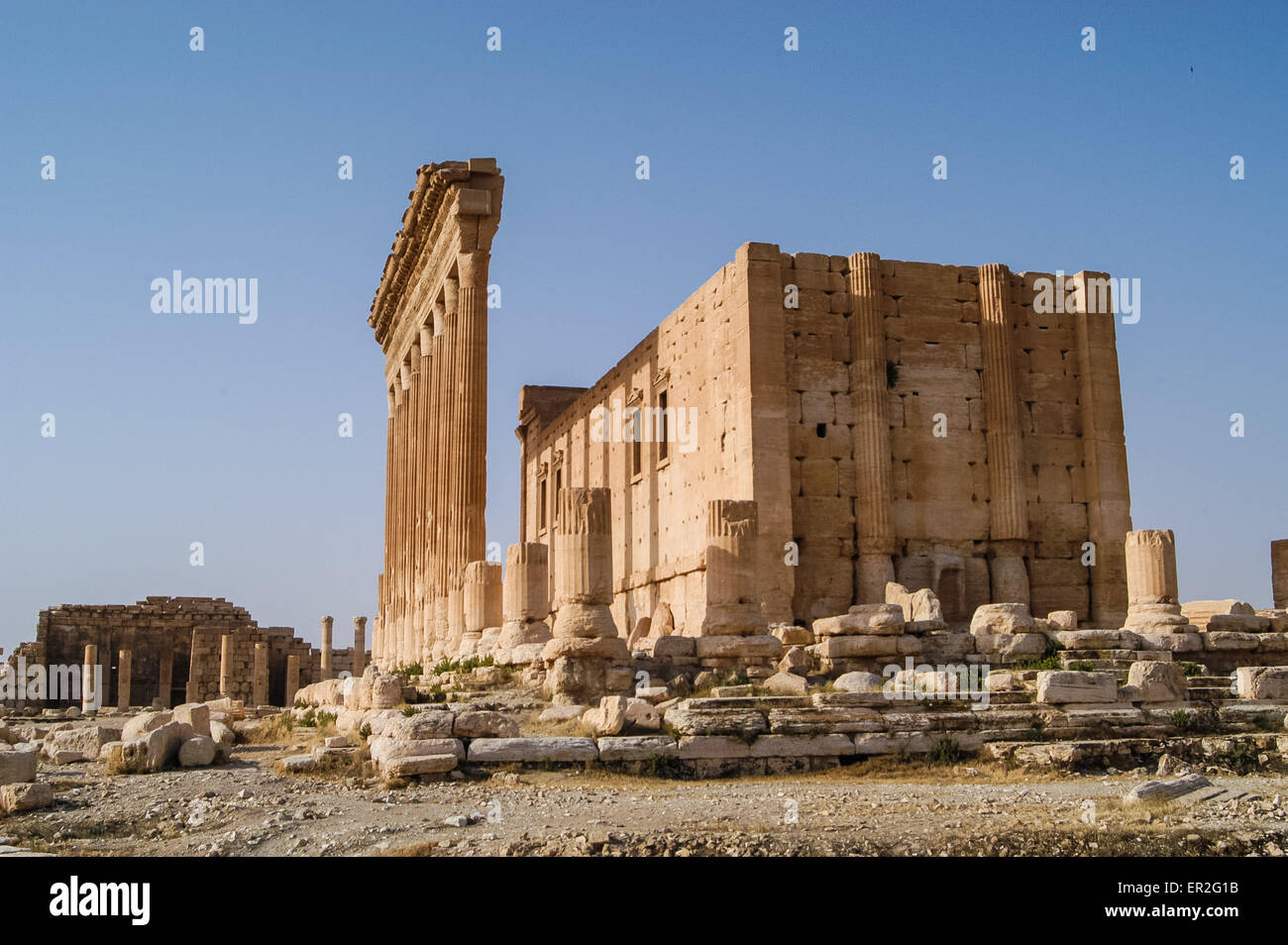 Ancient ruin city of Palmyra in Syria a UNESCO world heritage site of ...