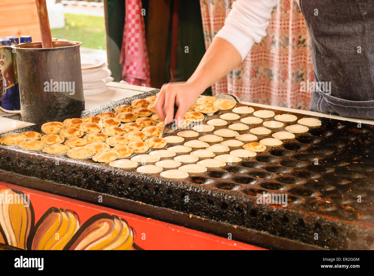 Dutch pancakes stall hi-res stock photography and images - Alamy