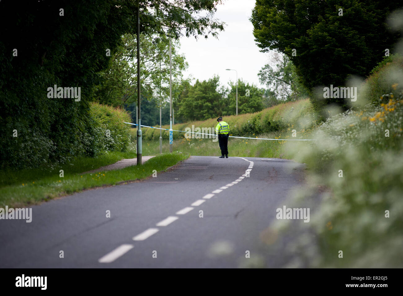 Police cordon at crime scene Stock Photo - Alamy