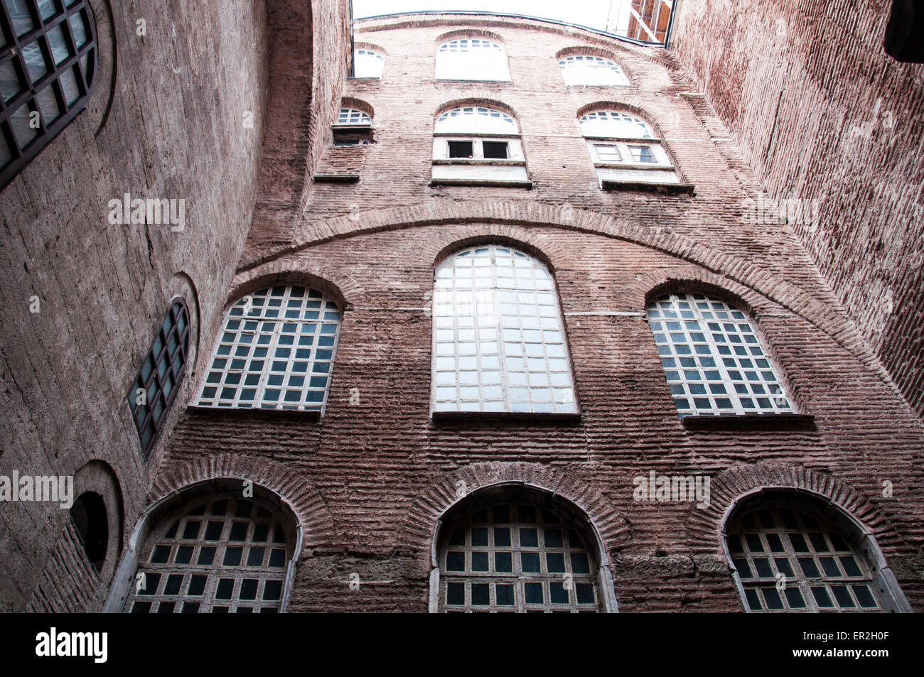 Brick wall with window hi-res stock photography and images - Alamy