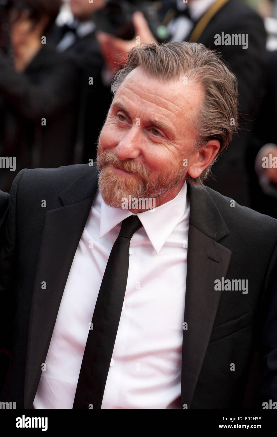 Cannes, France, 24th May, 2015. Actor Tim Roth at the Closing ceremony ...