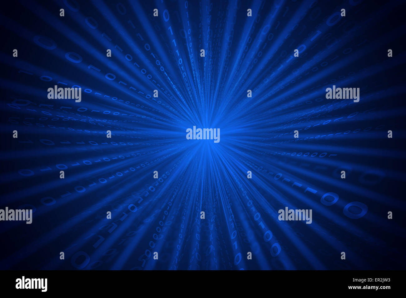 Abstract matrix blue background Stock Photo - Alamy