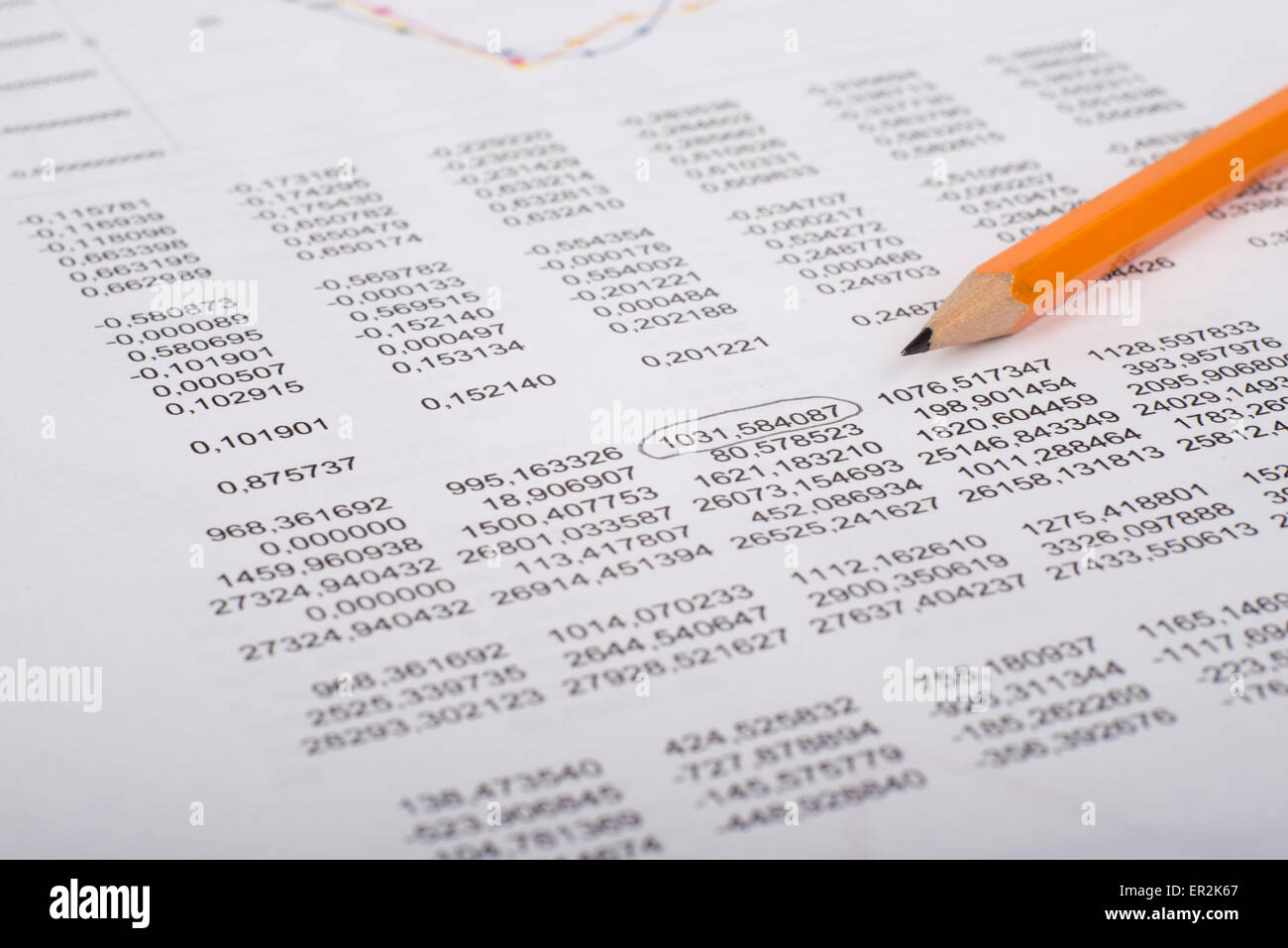 Document with numbers hi-res stock photography and images - Alamy
