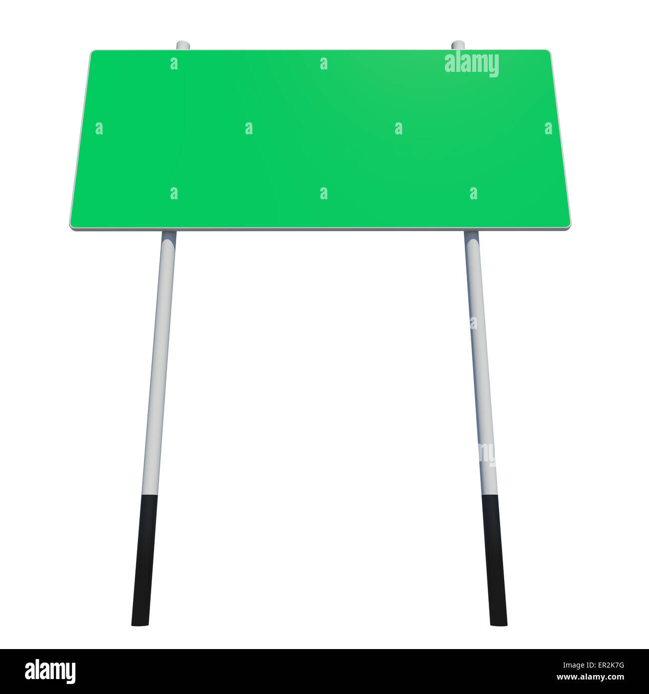 Green road sign Stock Photo - Alamy