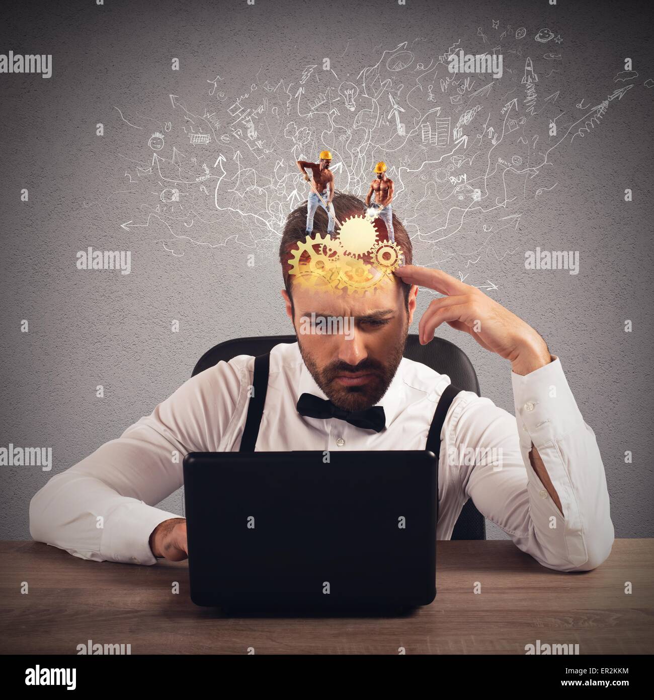 Birth of an idea Stock Photo - Alamy