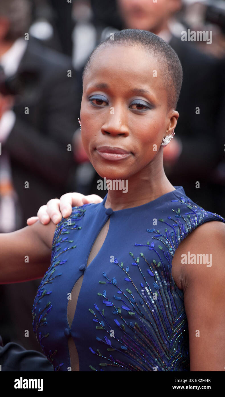 Cannes, France, 24th May, 2015. Rokia Traore at the Closing ceremony ...