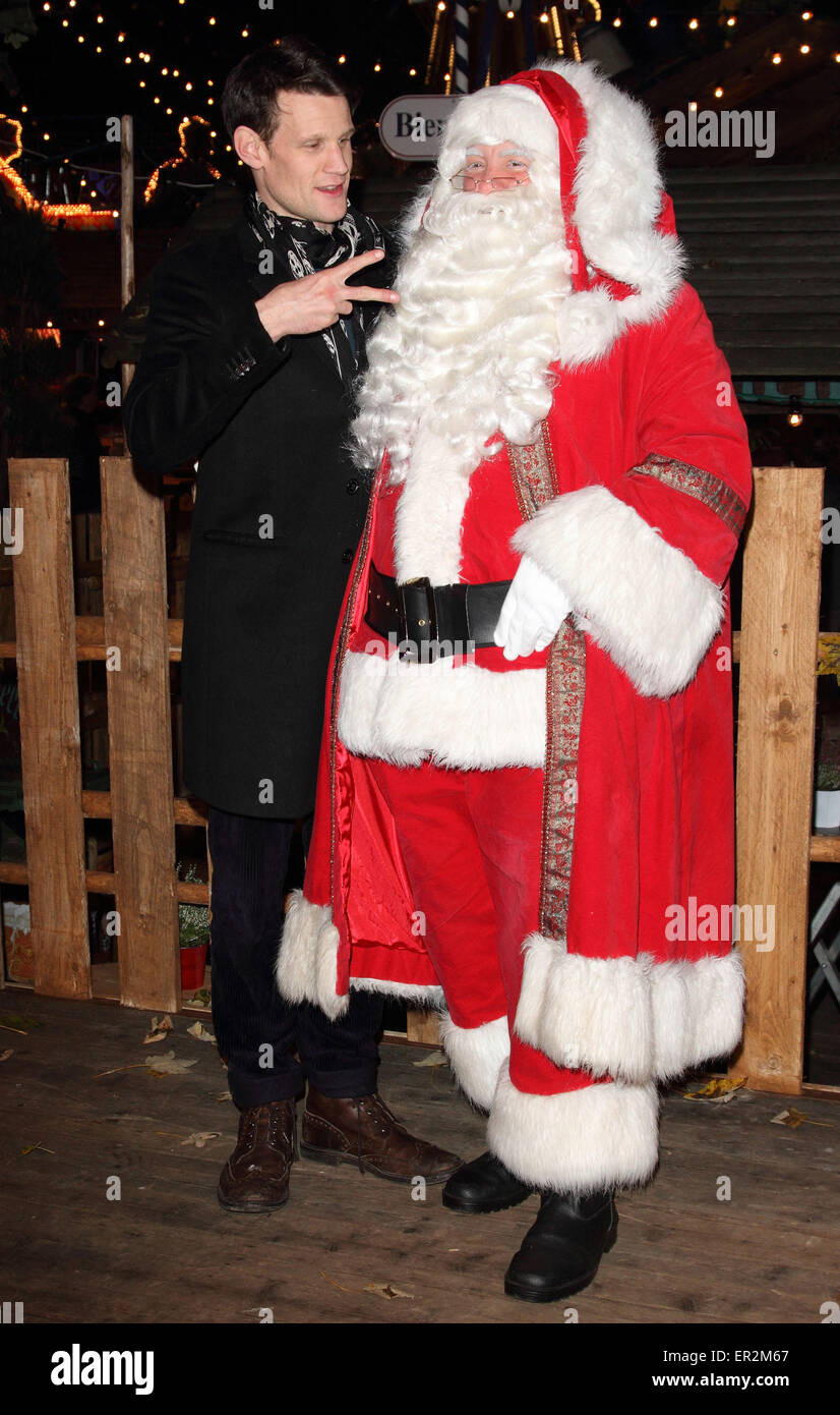Winter Wonderland VIP Launch at Hyde Park Featuring: Matt Smith Where ...