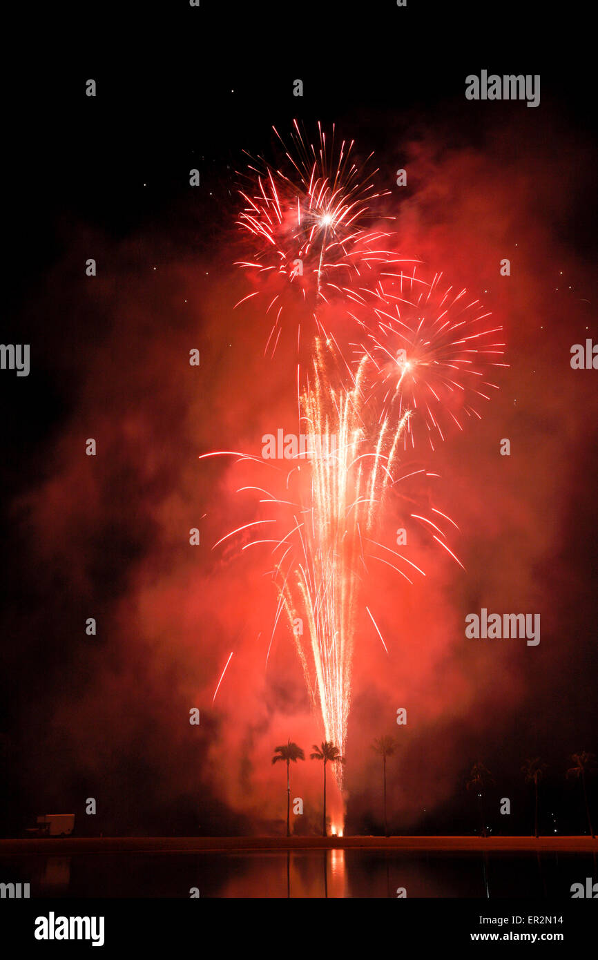Honolulu, Hawaii, USA. 22nd May, 2015. Beautiful fireworks display in ...