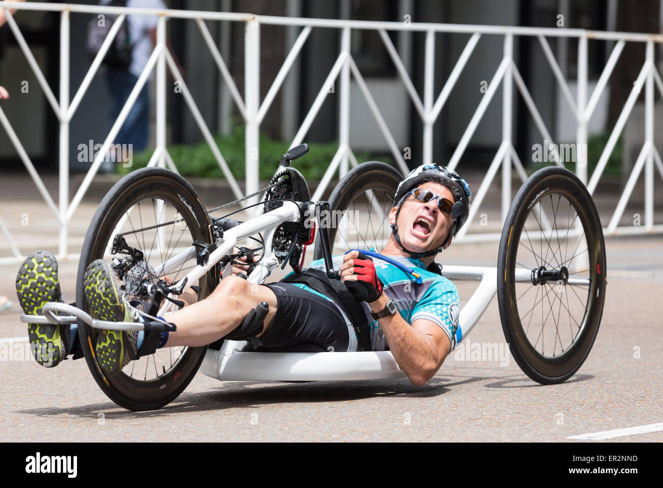 Chattanooga, Tennessee, USA. 25th May, 2015. Cyclists with disabilities ...