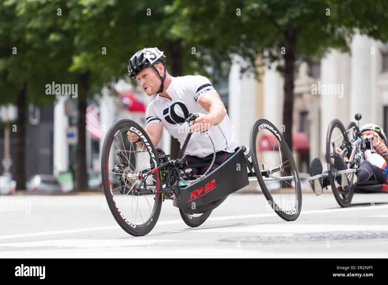 Chattanooga, Tennessee, USA. 25th May, 2015. Cyclists with disabilities ...