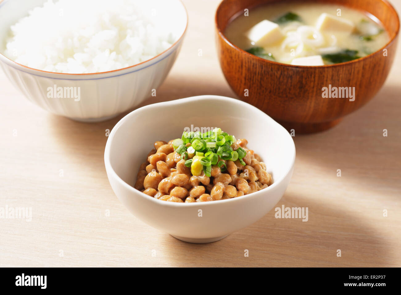 Japanese style breakfast Stock Photo - Alamy