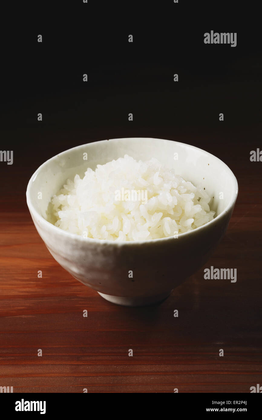 Bowl of rice Stock Photo - Alamy