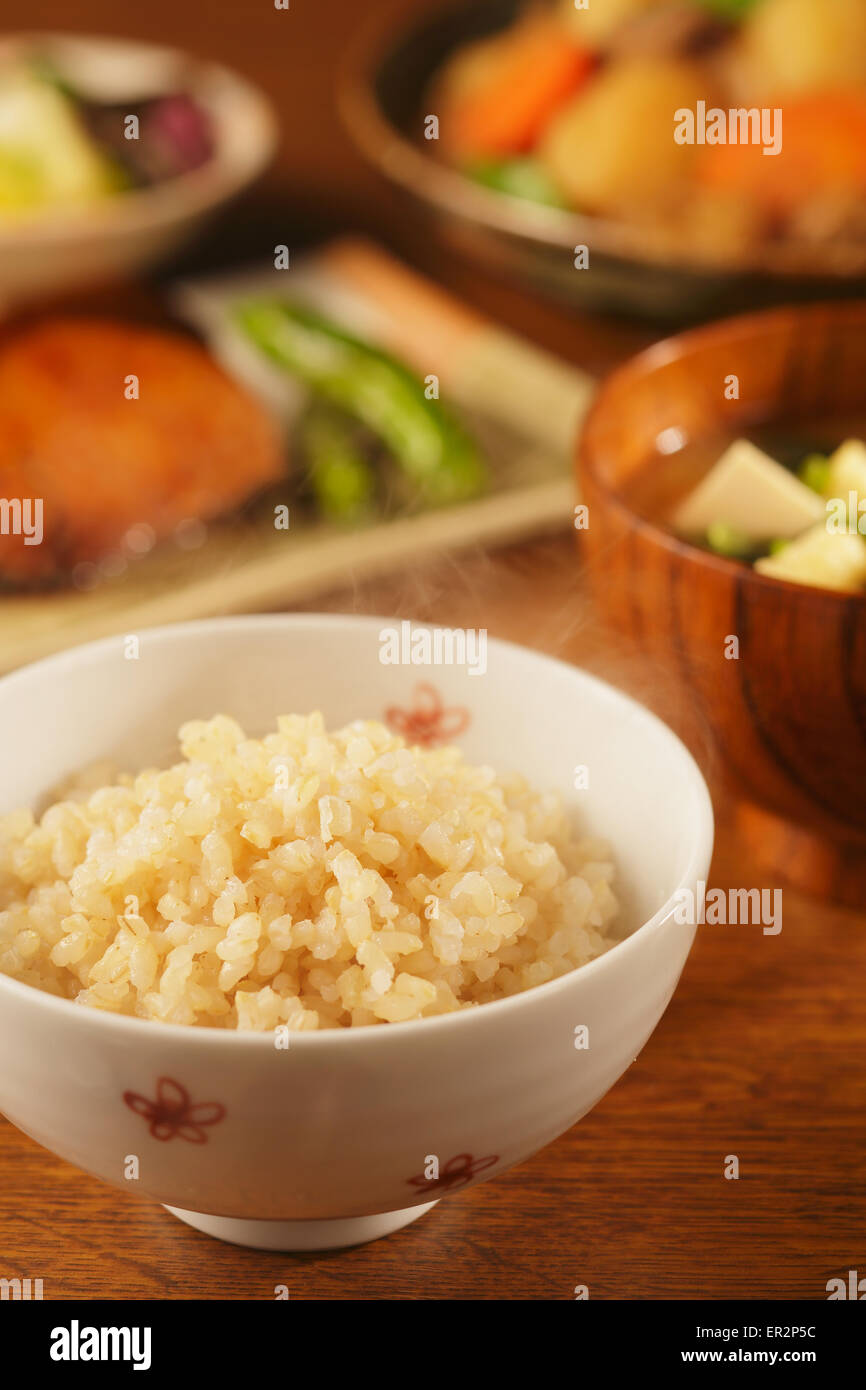 Japanese style set menu Stock Photo - Alamy