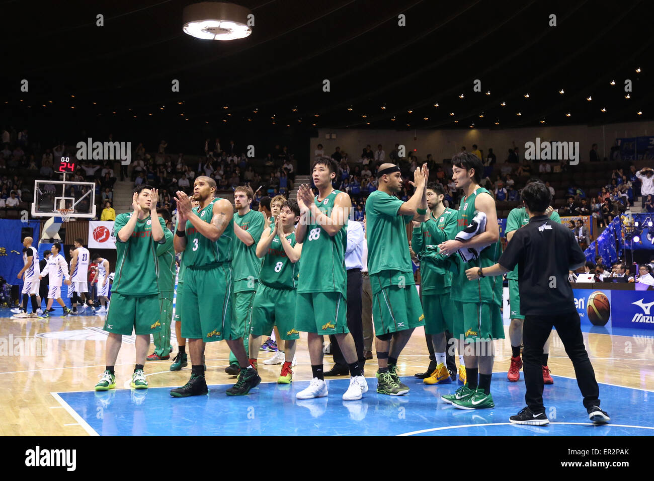 nd Yoyogi Gymnasium, Tokyo, Japan. 25th May, 2015. TOYOTA ALVARK TOKYO ...