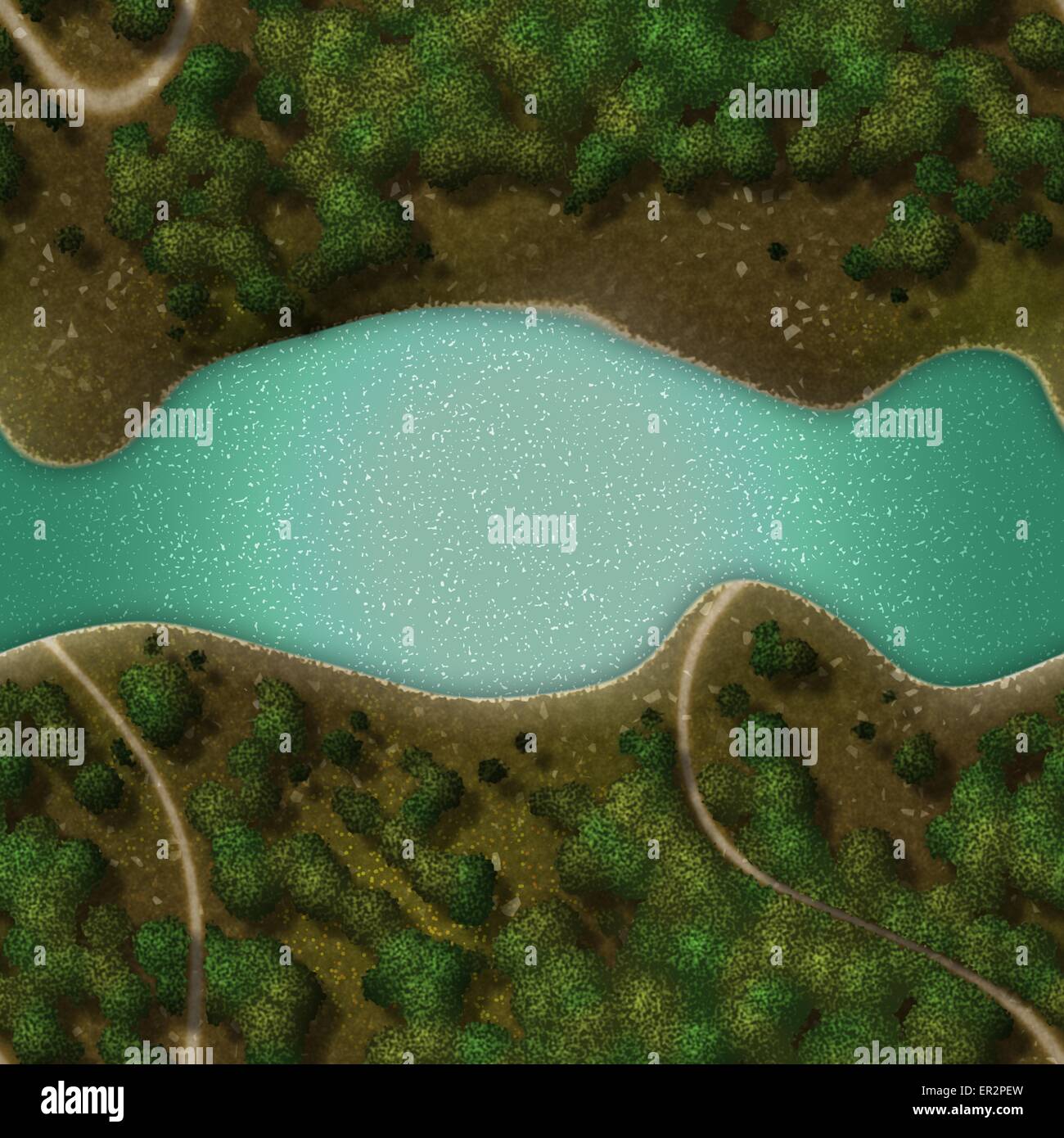 Seamless Green Terrain Background Stock Photo - Alamy