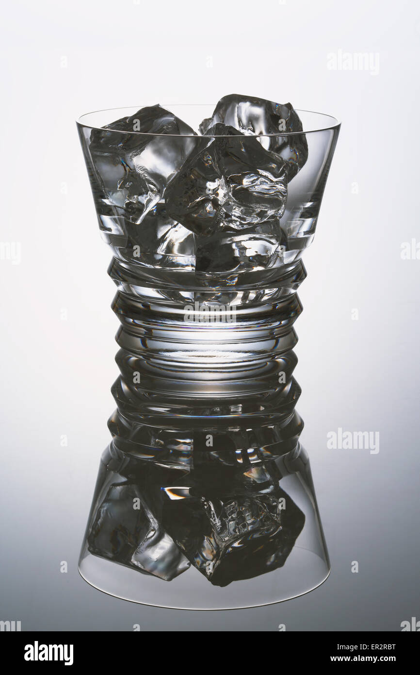 Rock glass with ice Stock Photo - Alamy