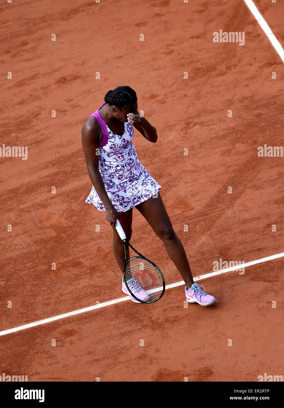Paris, France. 25th May, 2015. Venus Williams of the United States ...