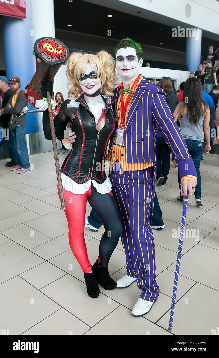 Denver, Colorado, USA. 24th May, 2015. Denver Comic Con fans show up in ...
