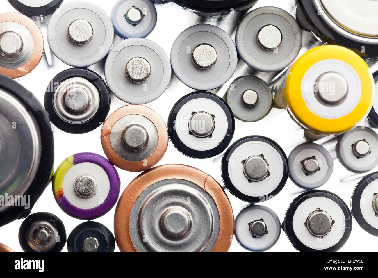 Alkaline batteries various types hi-res stock photography and images ...