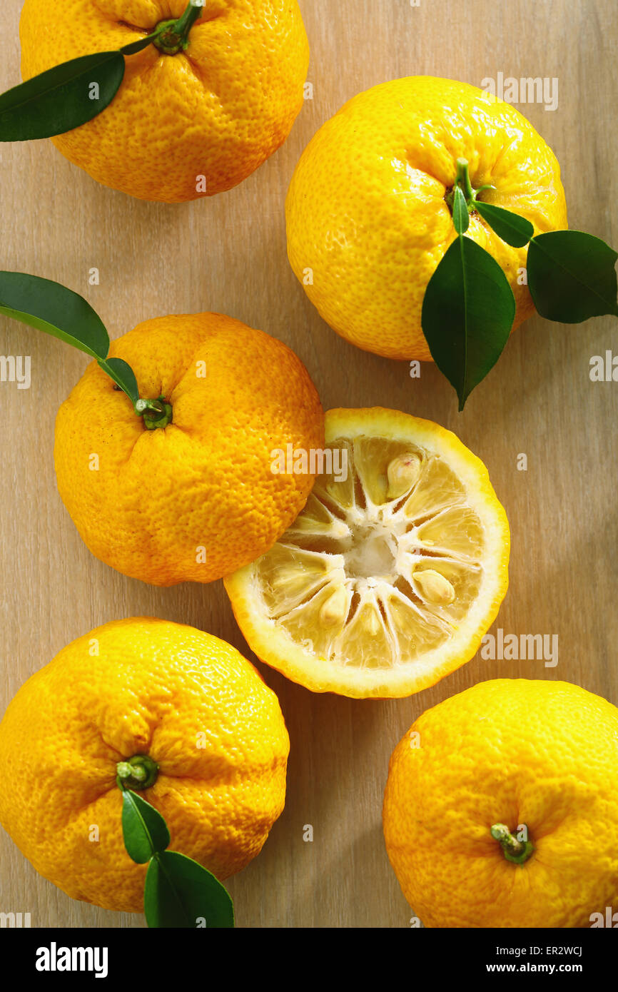 Yuzu cut hi-res stock photography and images - Alamy