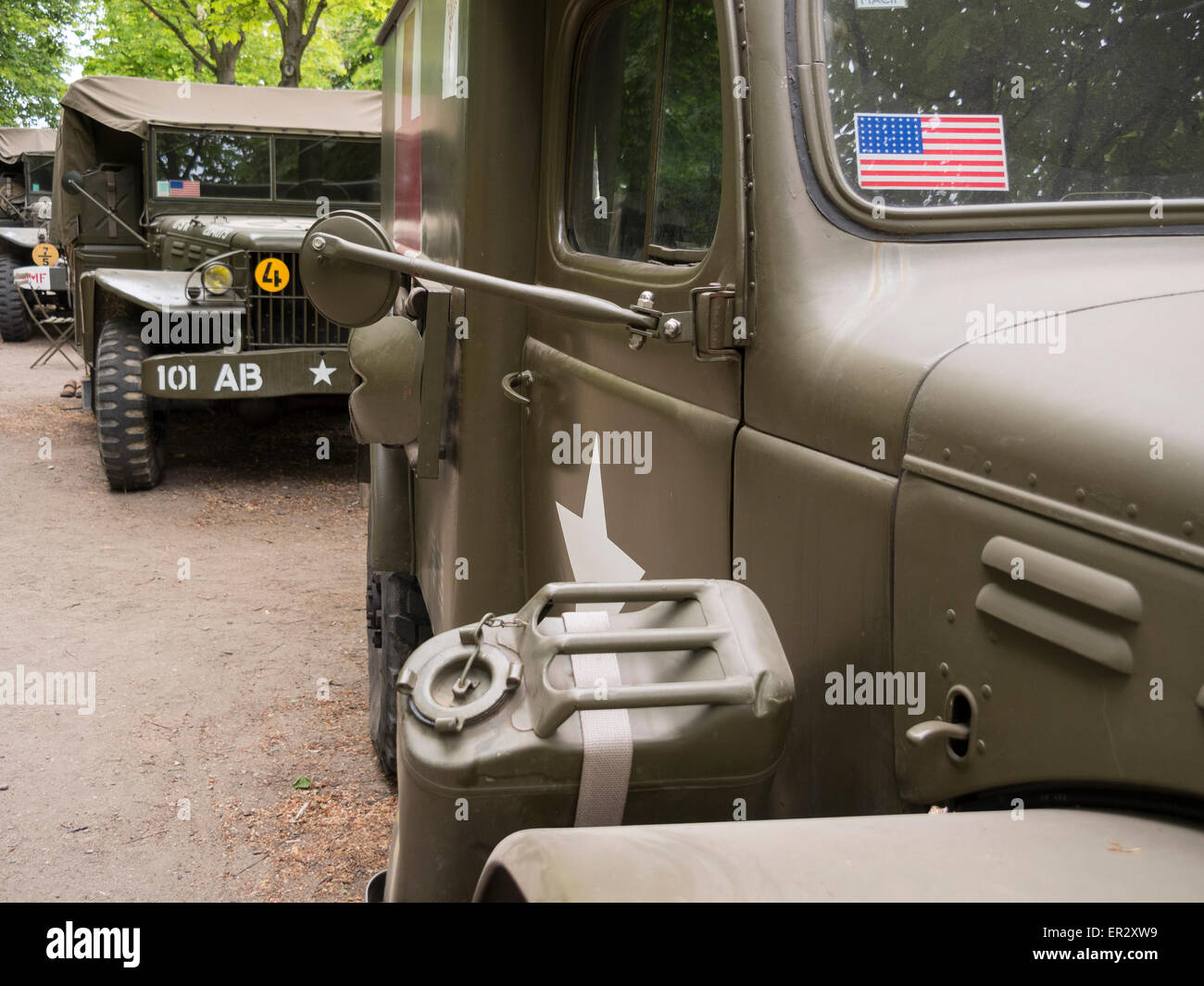 US military vehicles (2nd World War Stock Photo - Alamy