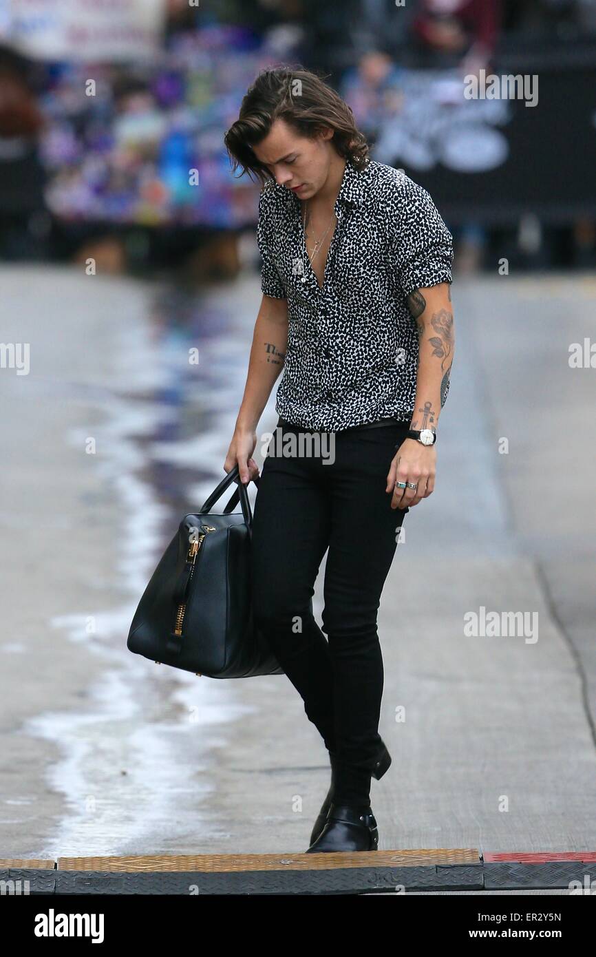 Boy band 'One Direction' at ABC studios for late-night talk show 'Jimmy ...