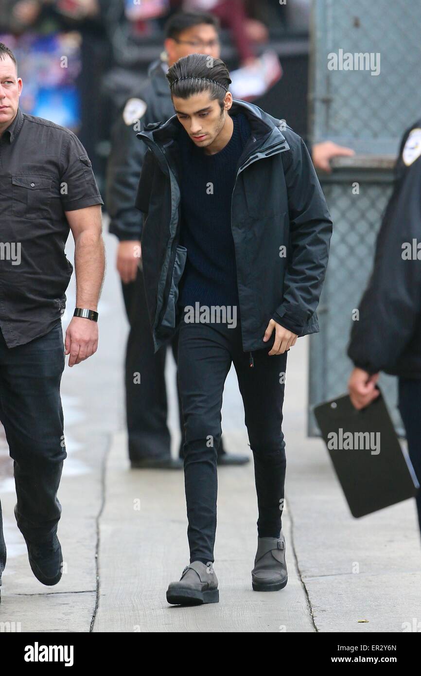 Boy band 'One Direction' at ABC studios for late-night talk show 'Jimmy ...
