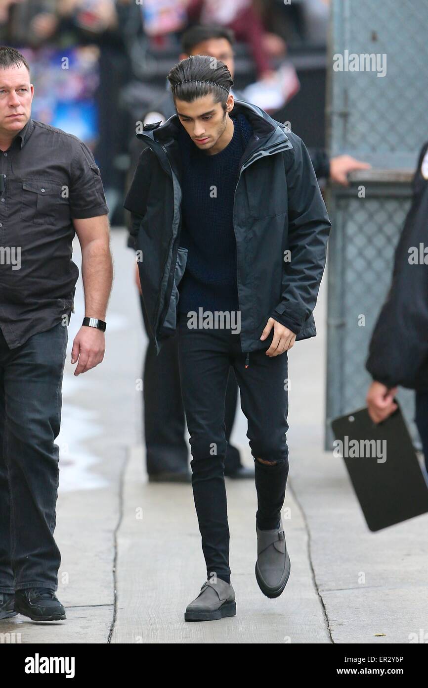 Boy band 'One Direction' at ABC studios for late-night talk show 'Jimmy ...