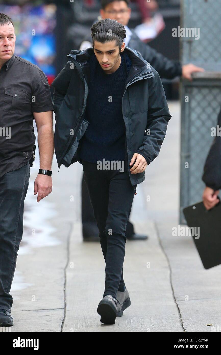 Boy band 'One Direction' at ABC studios for late-night talk show 'Jimmy ...