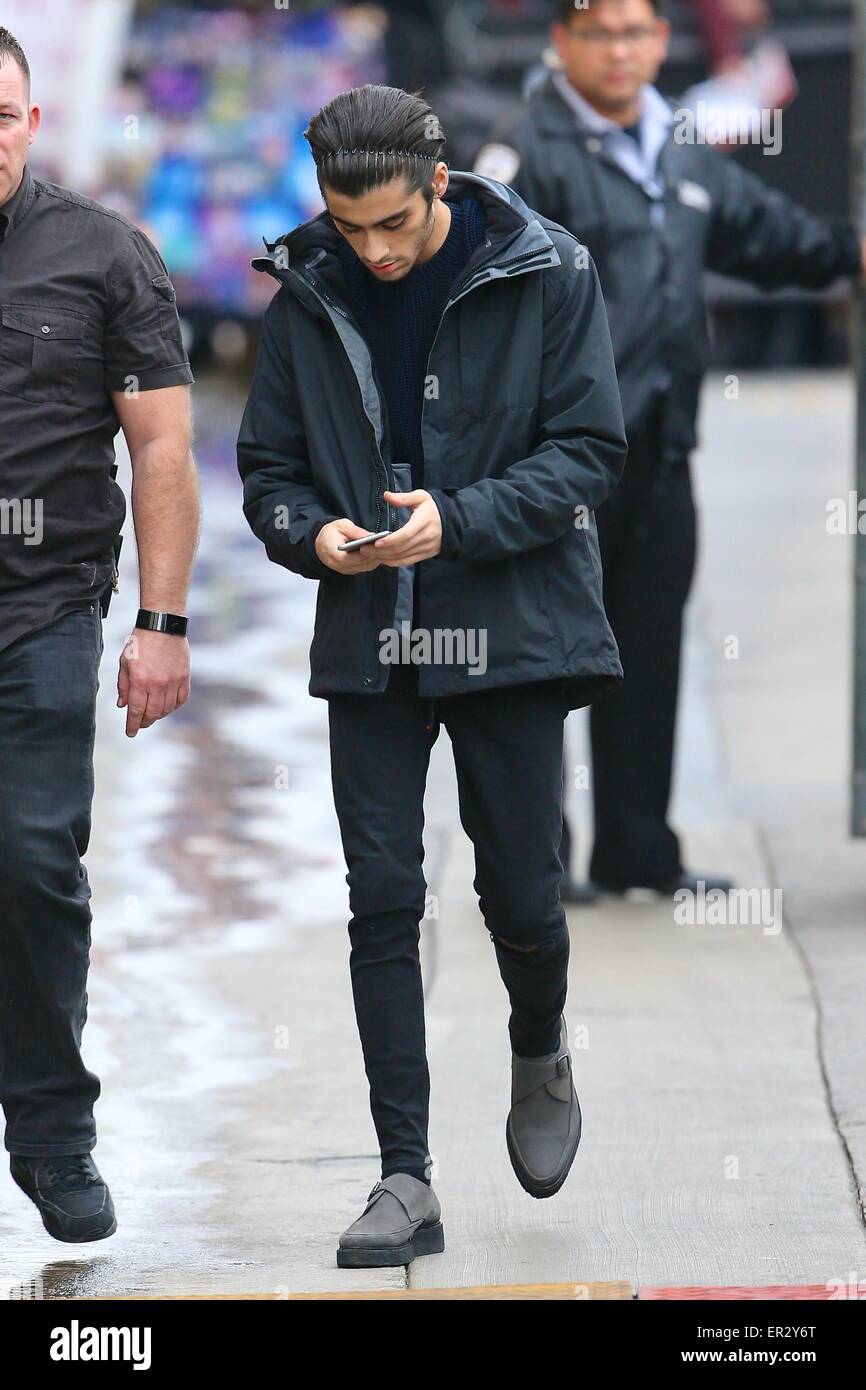 Boy band 'One Direction' at ABC studios for late-night talk show 'Jimmy ...