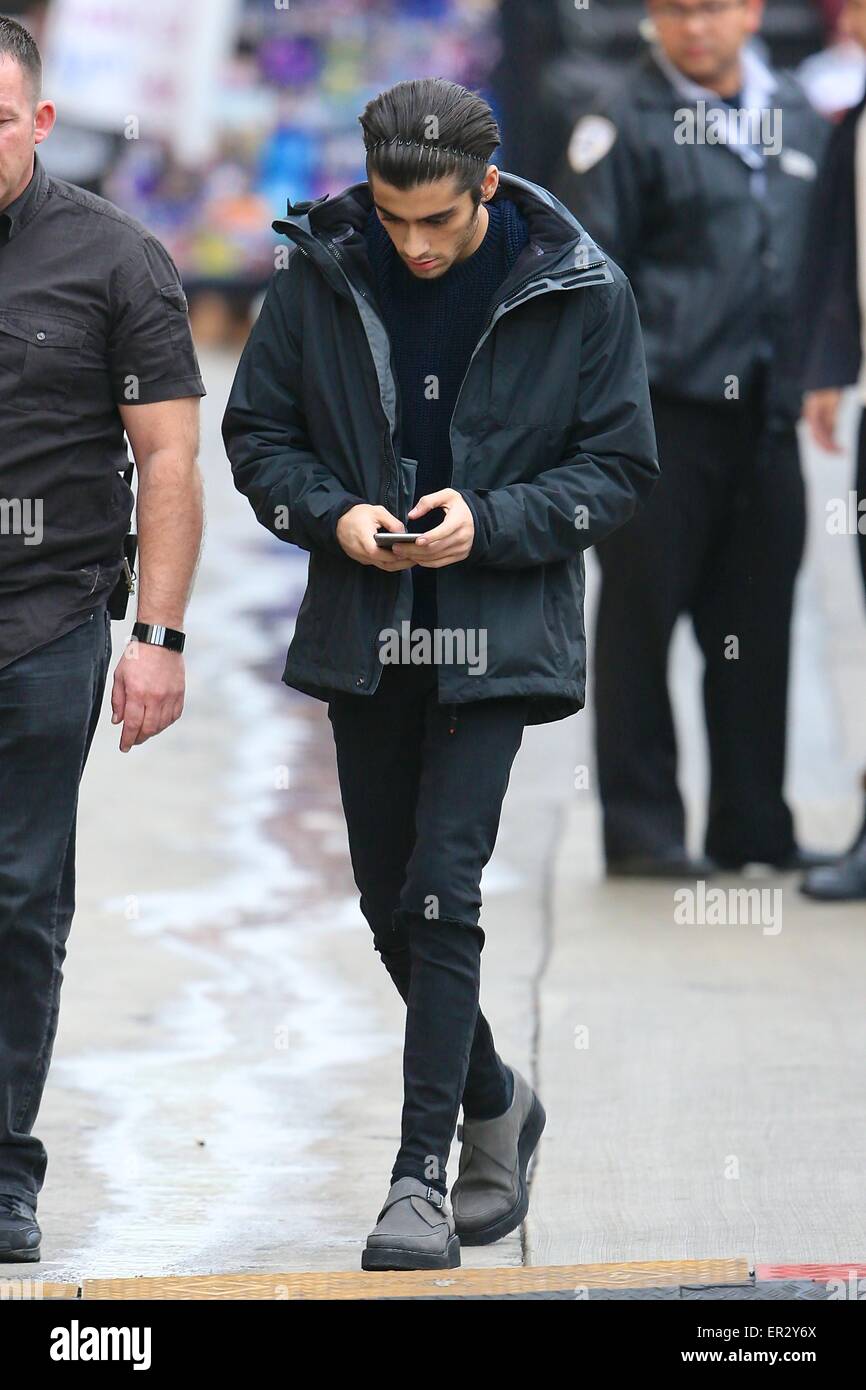 Boy band 'One Direction' at ABC studios for late-night talk show 'Jimmy ...