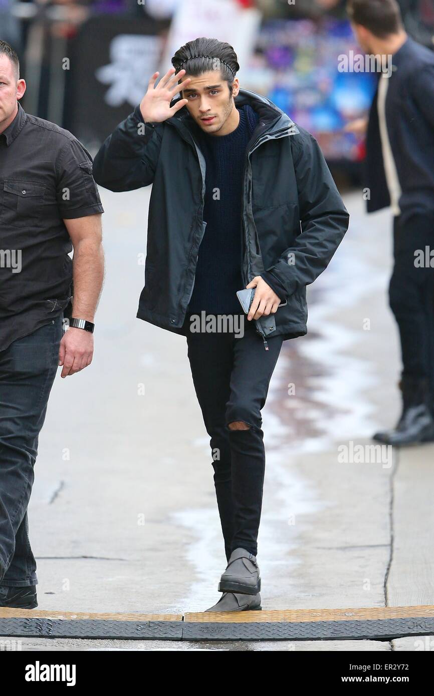 Boy band 'One Direction' at ABC studios for late-night talk show 'Jimmy ...