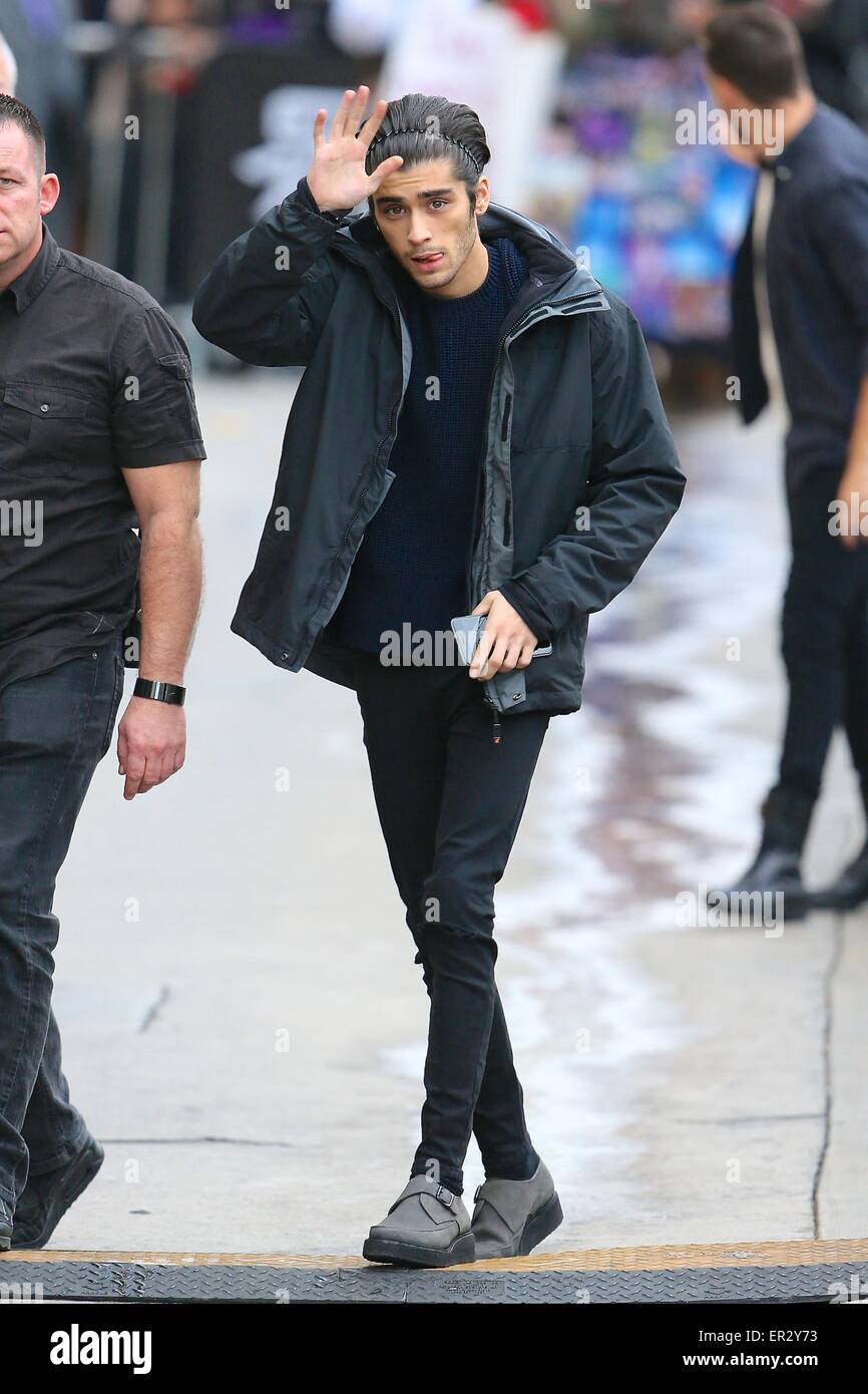 Boy band 'One Direction' at ABC studios for late-night talk show 'Jimmy ...