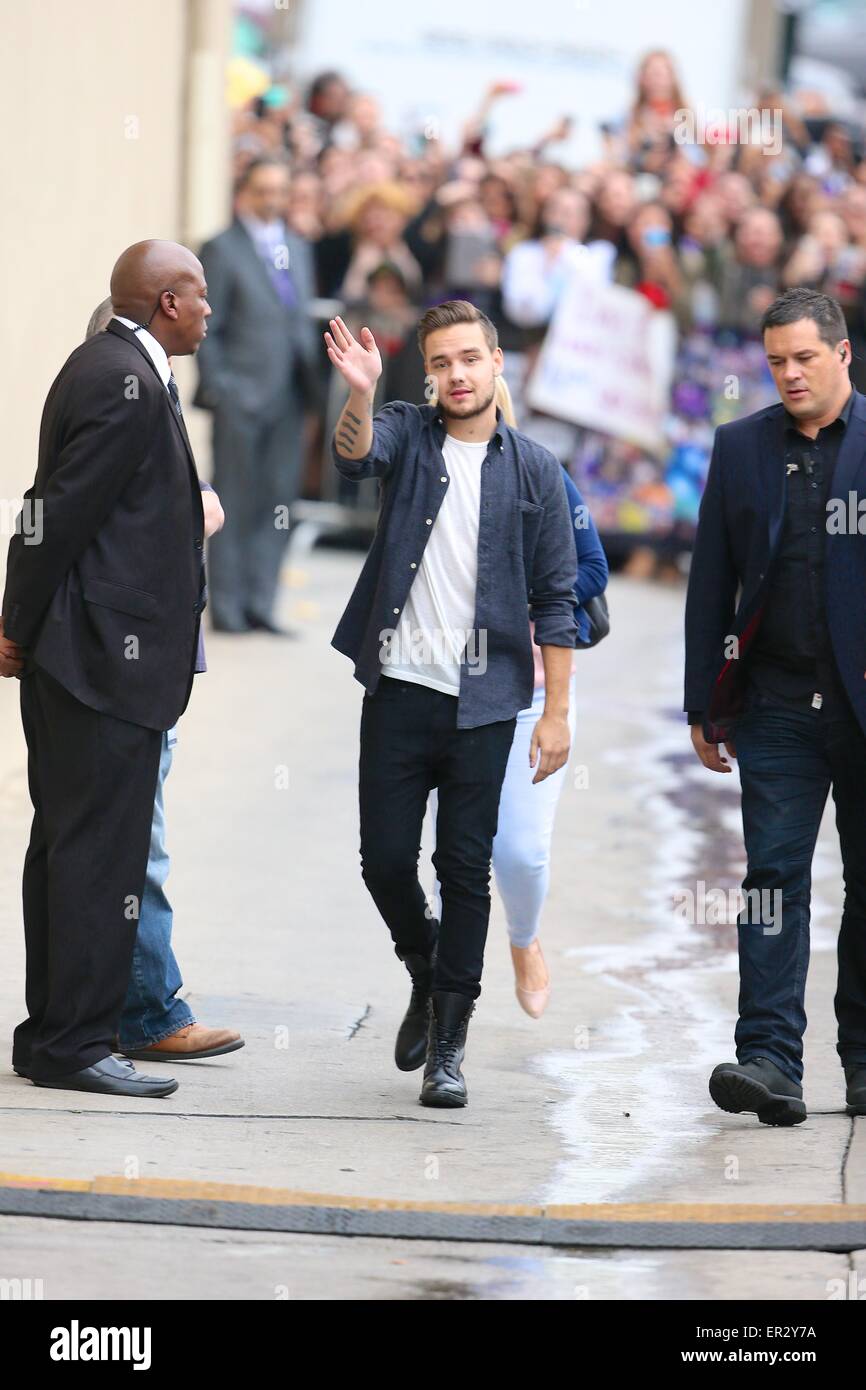 Boy band 'One Direction' at ABC studios for late-night talk show 'Jimmy ...