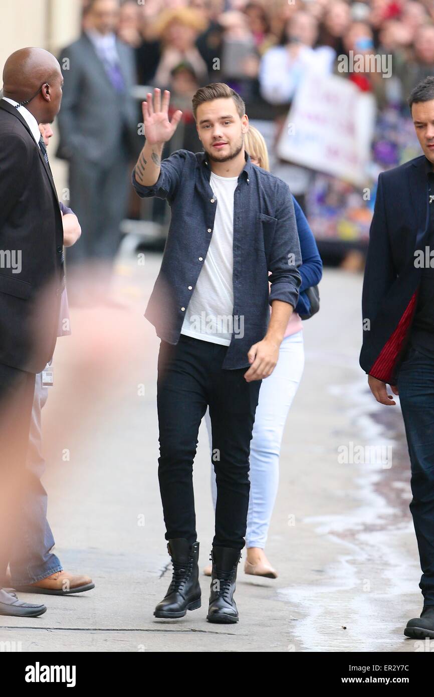 Boy band 'One Direction' at ABC studios for late-night talk show 'Jimmy ...