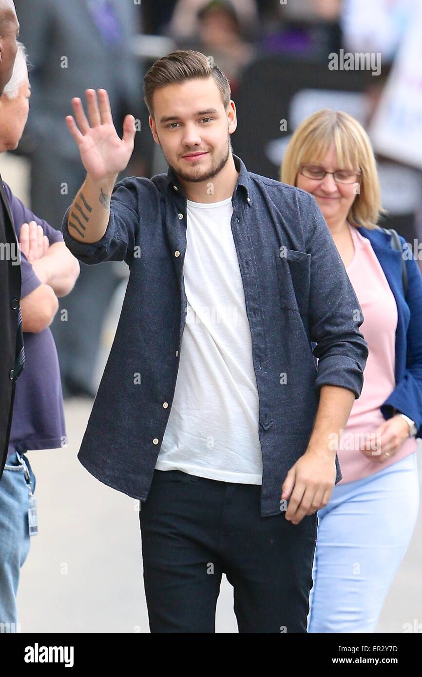 Boy band 'One Direction' at ABC studios for late-night talk show 'Jimmy ...