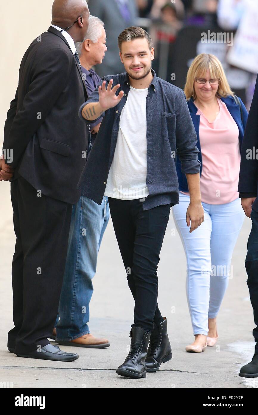 Boy band 'One Direction' at ABC studios for late-night talk show 'Jimmy ...