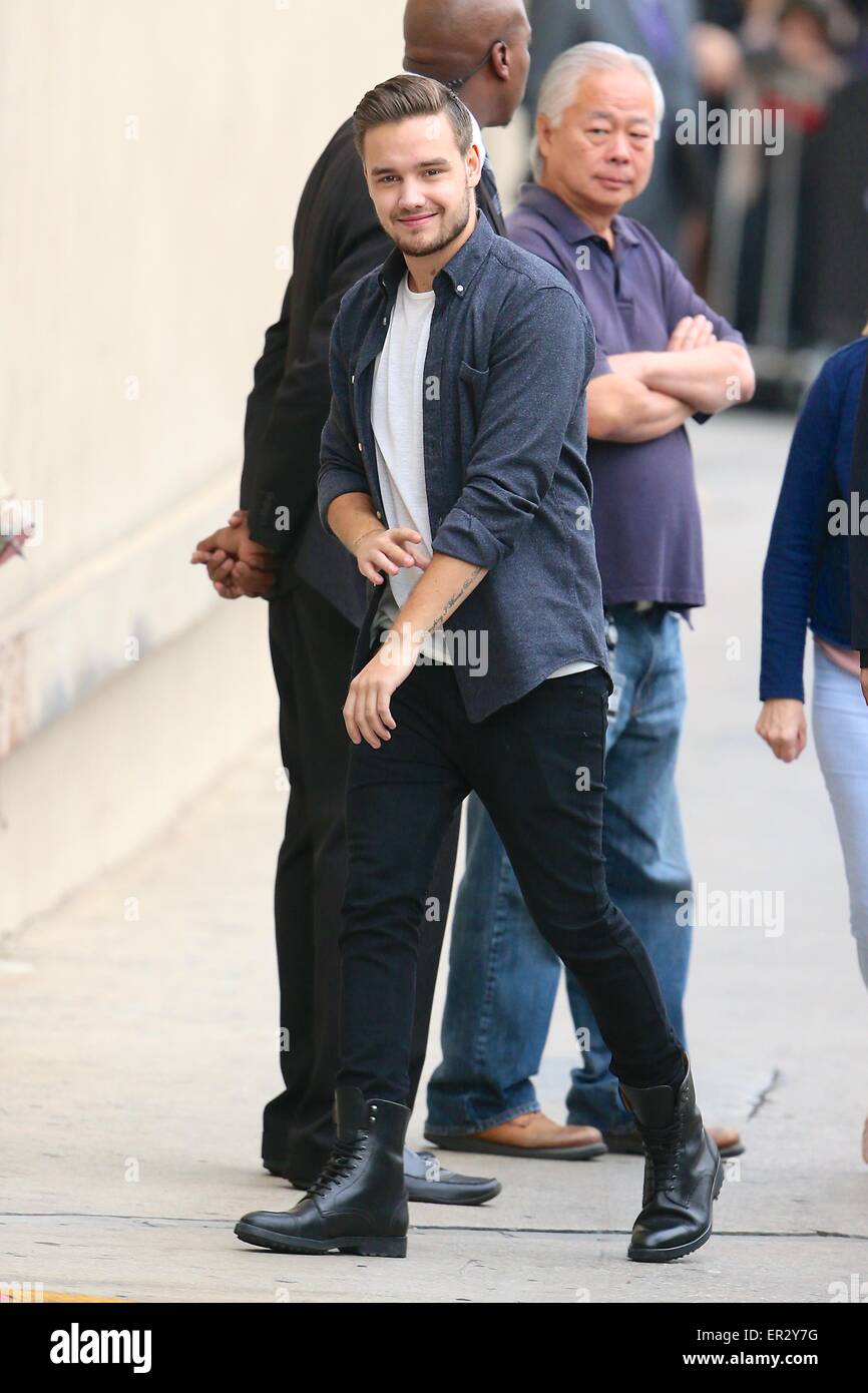 Boy band 'One Direction' at ABC studios for late-night talk show 'Jimmy ...