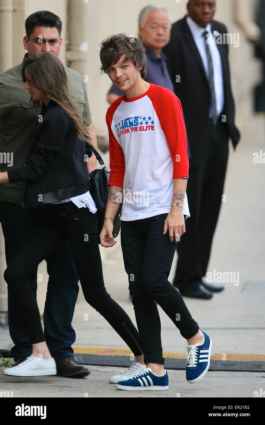 Boy band 'One Direction' at ABC studios for late-night talk show 'Jimmy ...