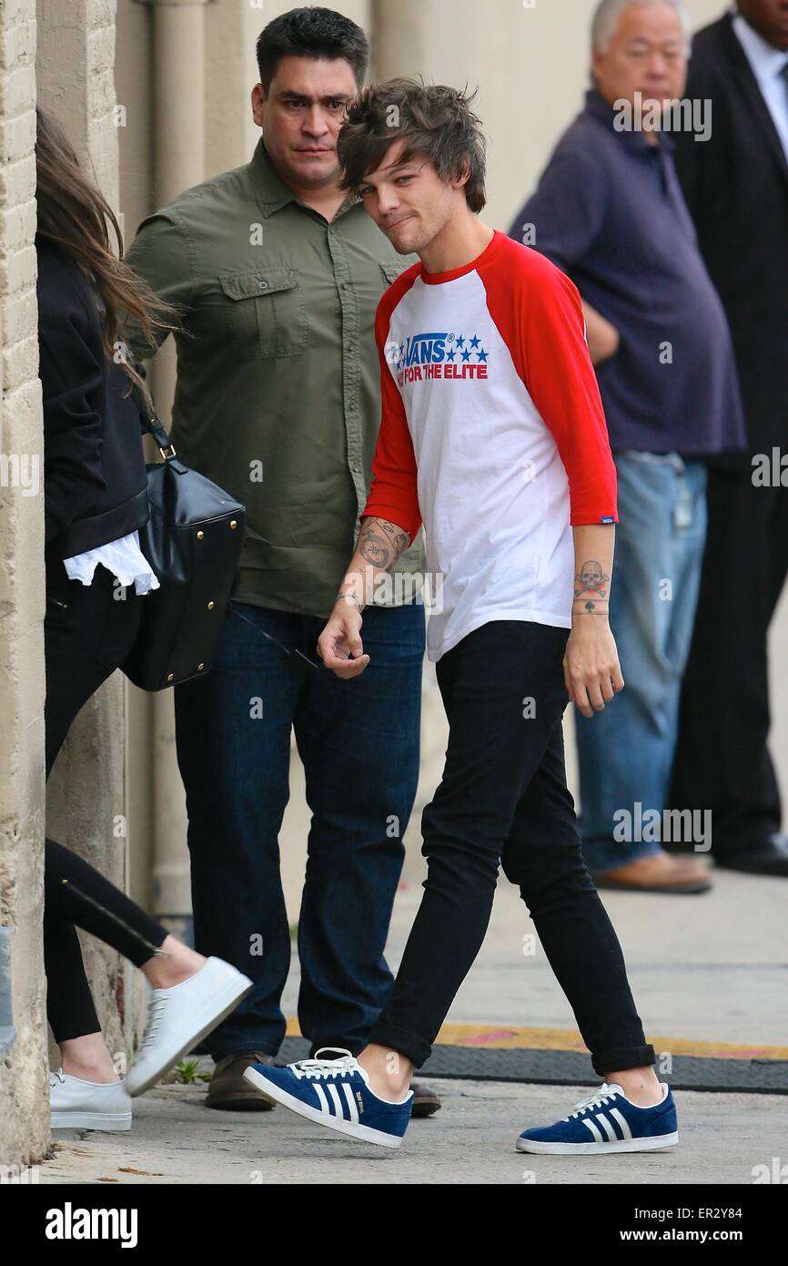 Boy band 'One Direction' at ABC studios for late-night talk show 'Jimmy ...