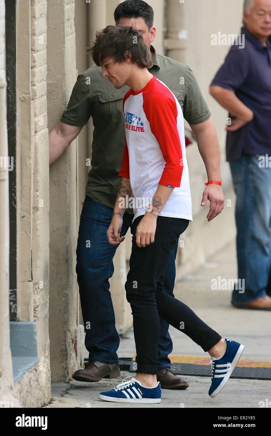 Boy band 'One Direction' at ABC studios for late-night talk show 'Jimmy ...