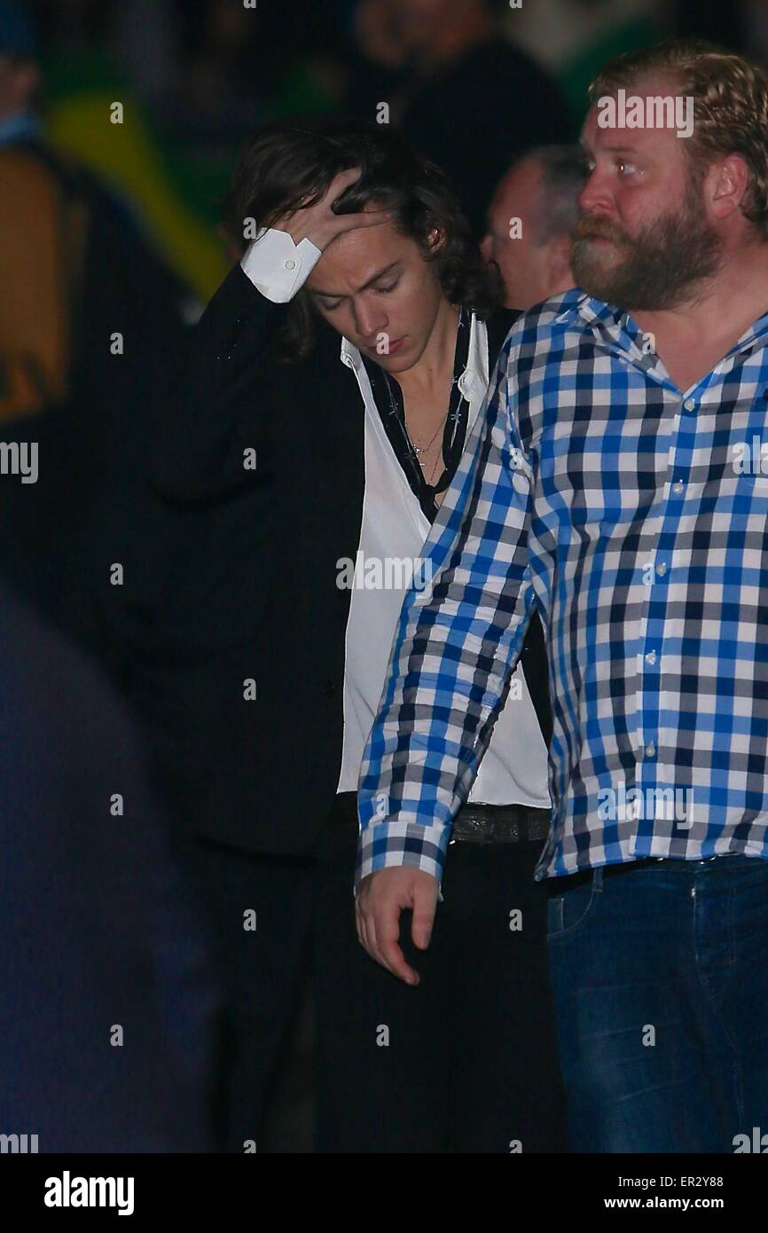 Boy band 'One Direction' at ABC studios for late-night talk show 'Jimmy ...