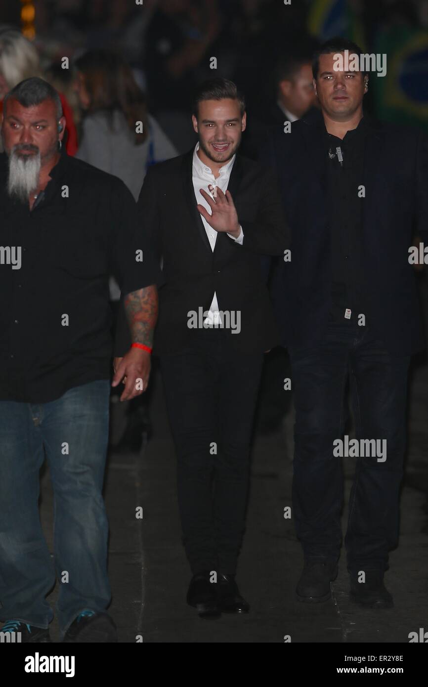Boy band 'One Direction' at ABC studios for late-night talk show 'Jimmy ...