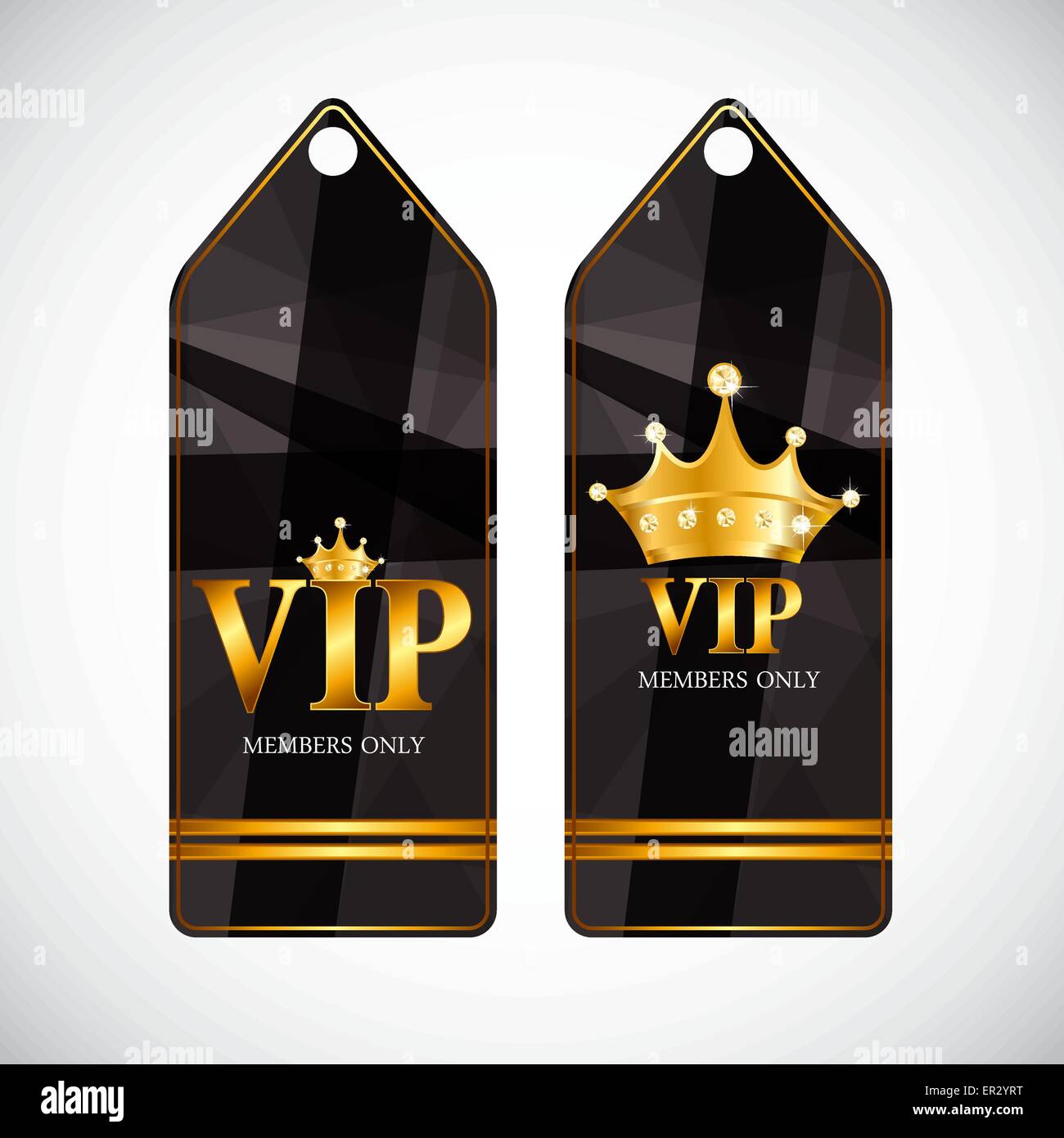 VIP Members Card Vector Illustration Stock Vector Image & Art - Alamy