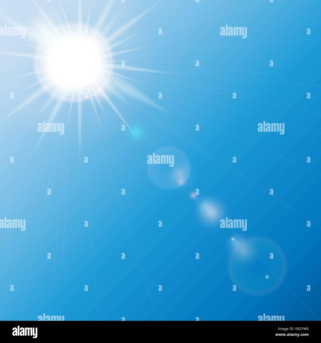 Natural Sunny Background Vector Illustration Stock Vector Image & Art ...
