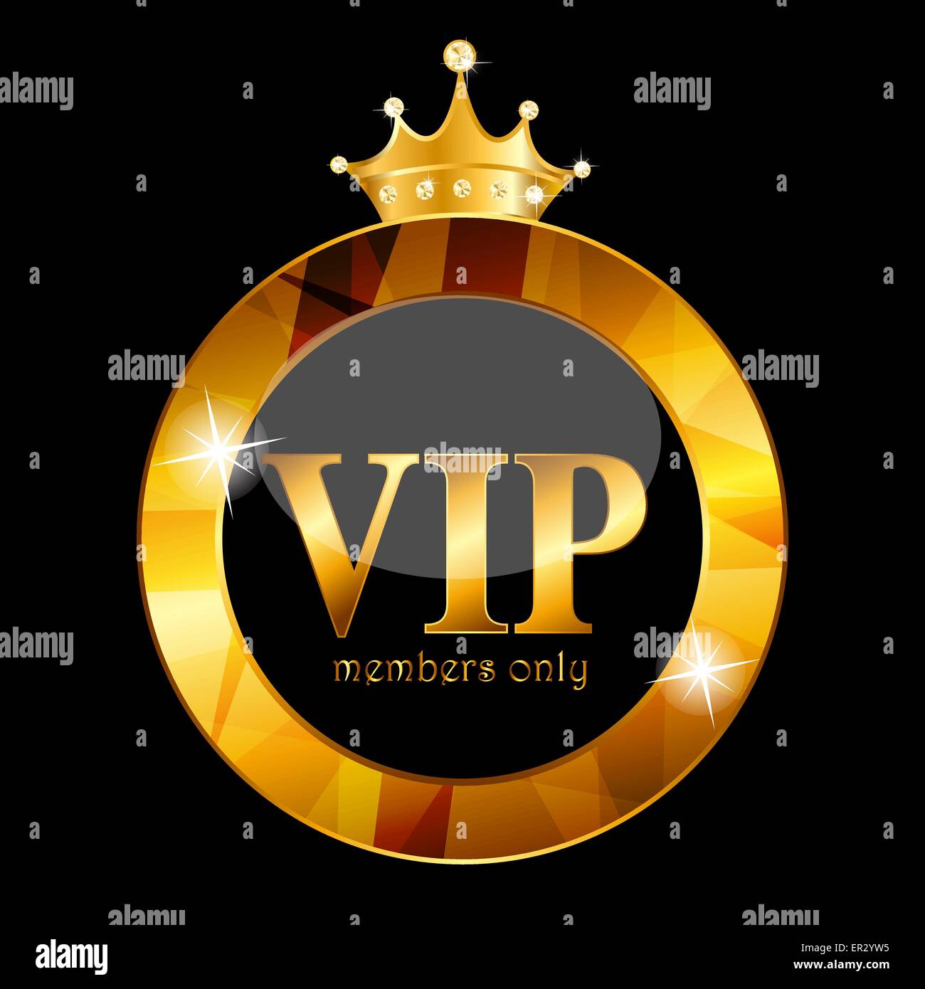 VIP Members Card Vector Illustration Stock Vector Image & Art - Alamy